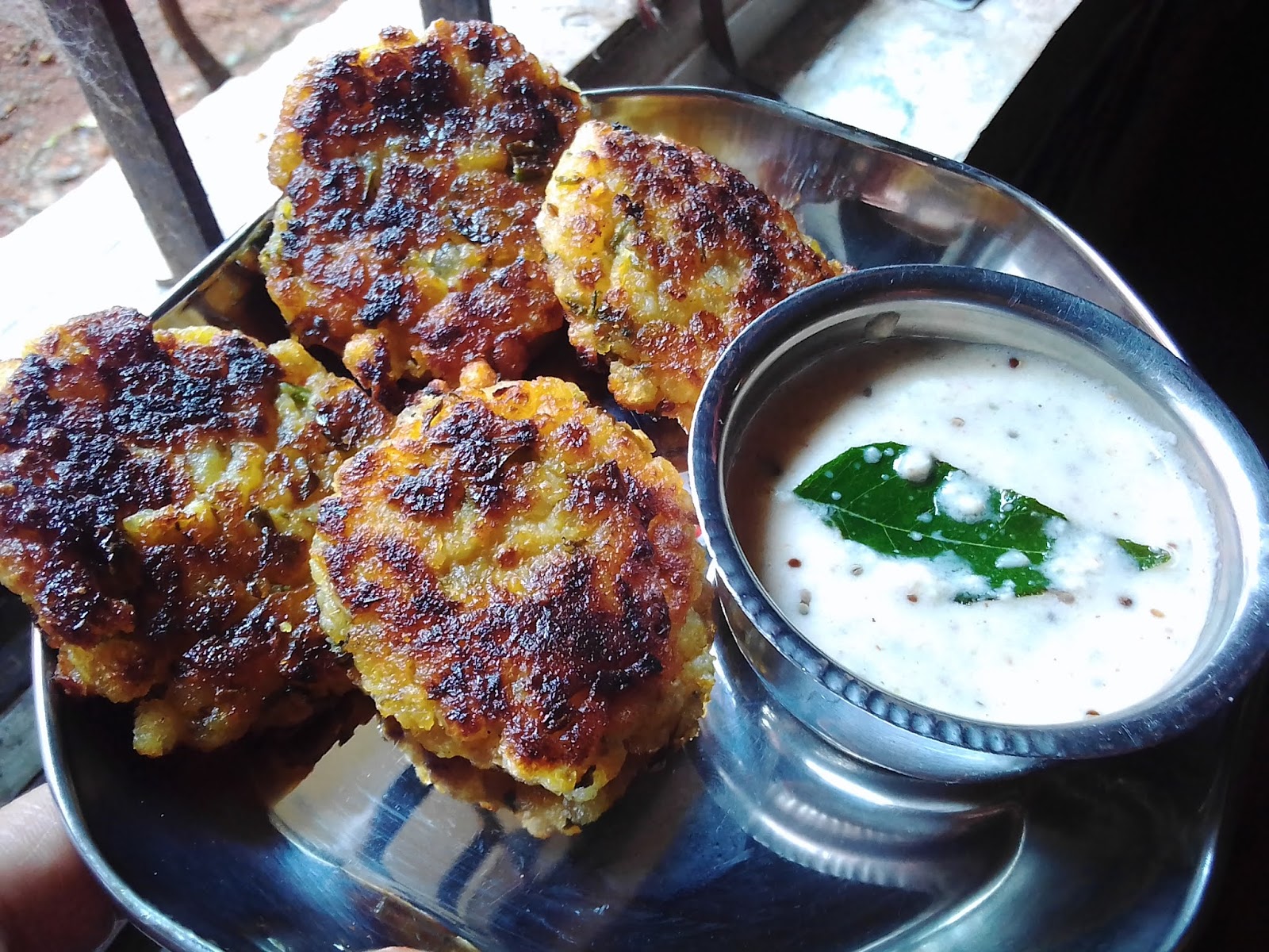 Sabudana vada ( shallow fried)