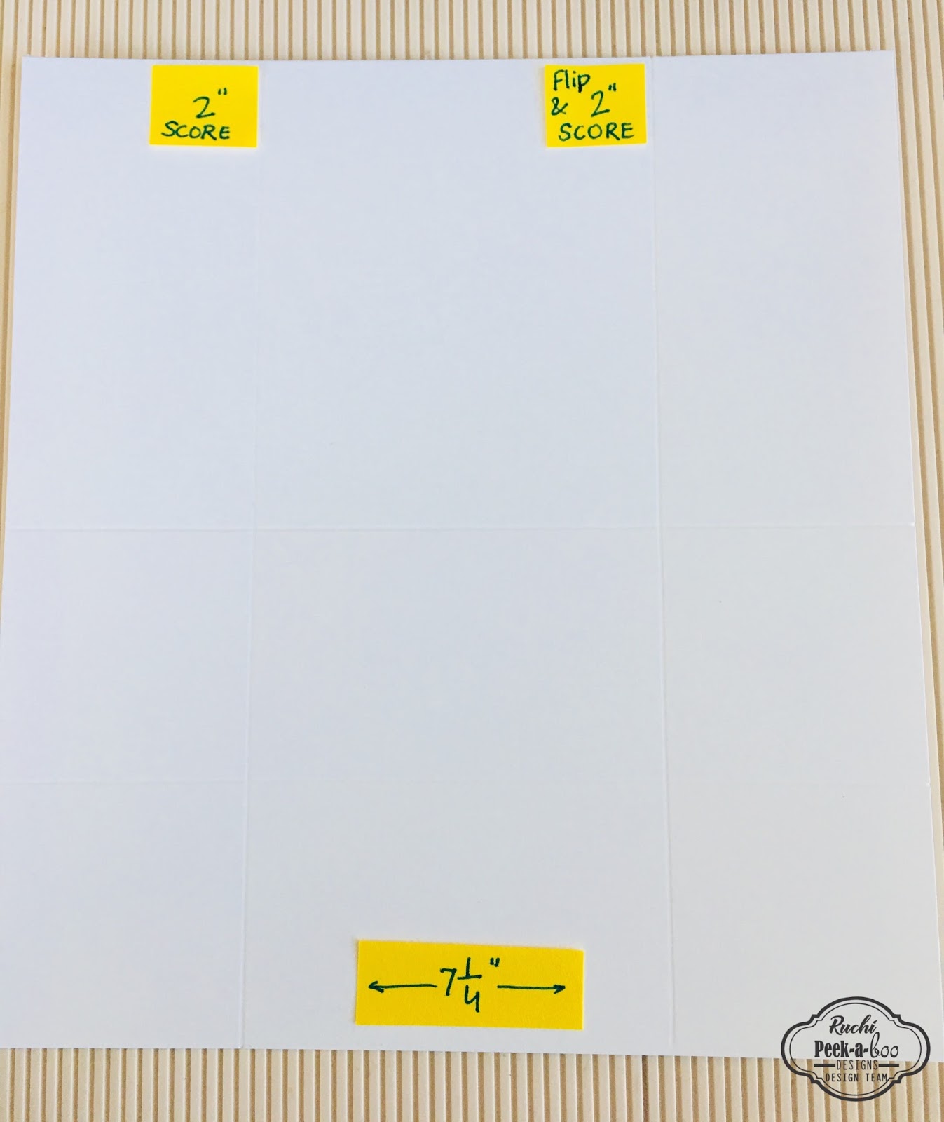 Peek-a-boo Desgins: Ruchi's Crafeteria-Tutorial - Note Cards with Card ...