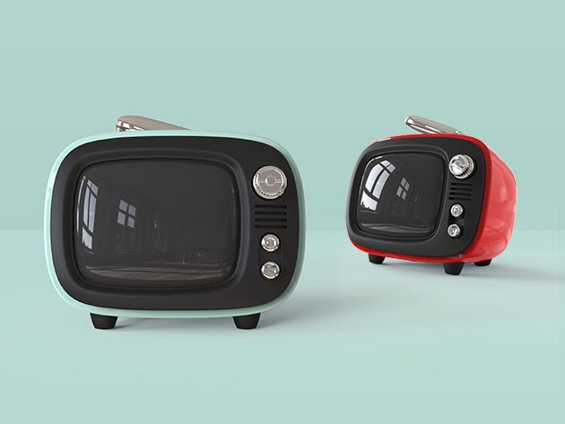 What is Mini retro tv bluetooth speaker and how it works?
