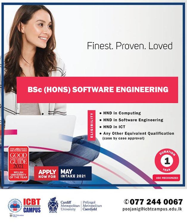 Enroll Now for BSc (Hons) Software Engineering (Top Up) Degree - ICBT ...