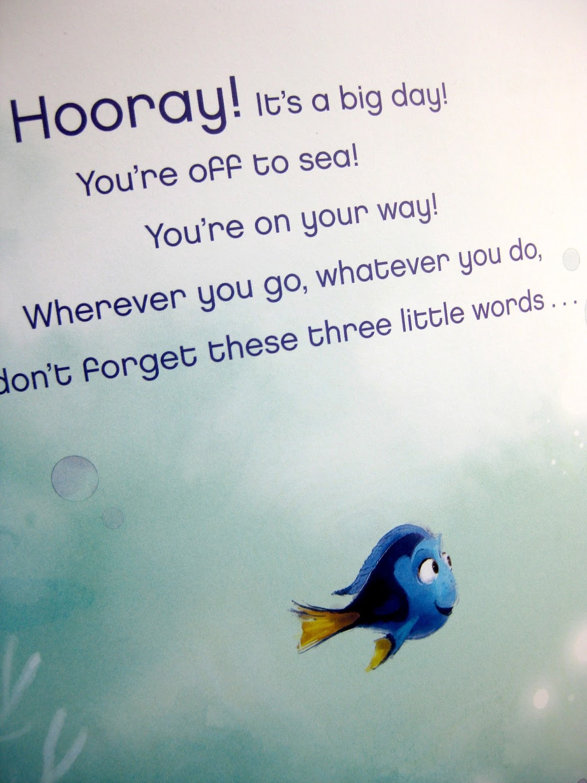 Dan the Pixar Fan: Finding Dory: Three Little Words Book