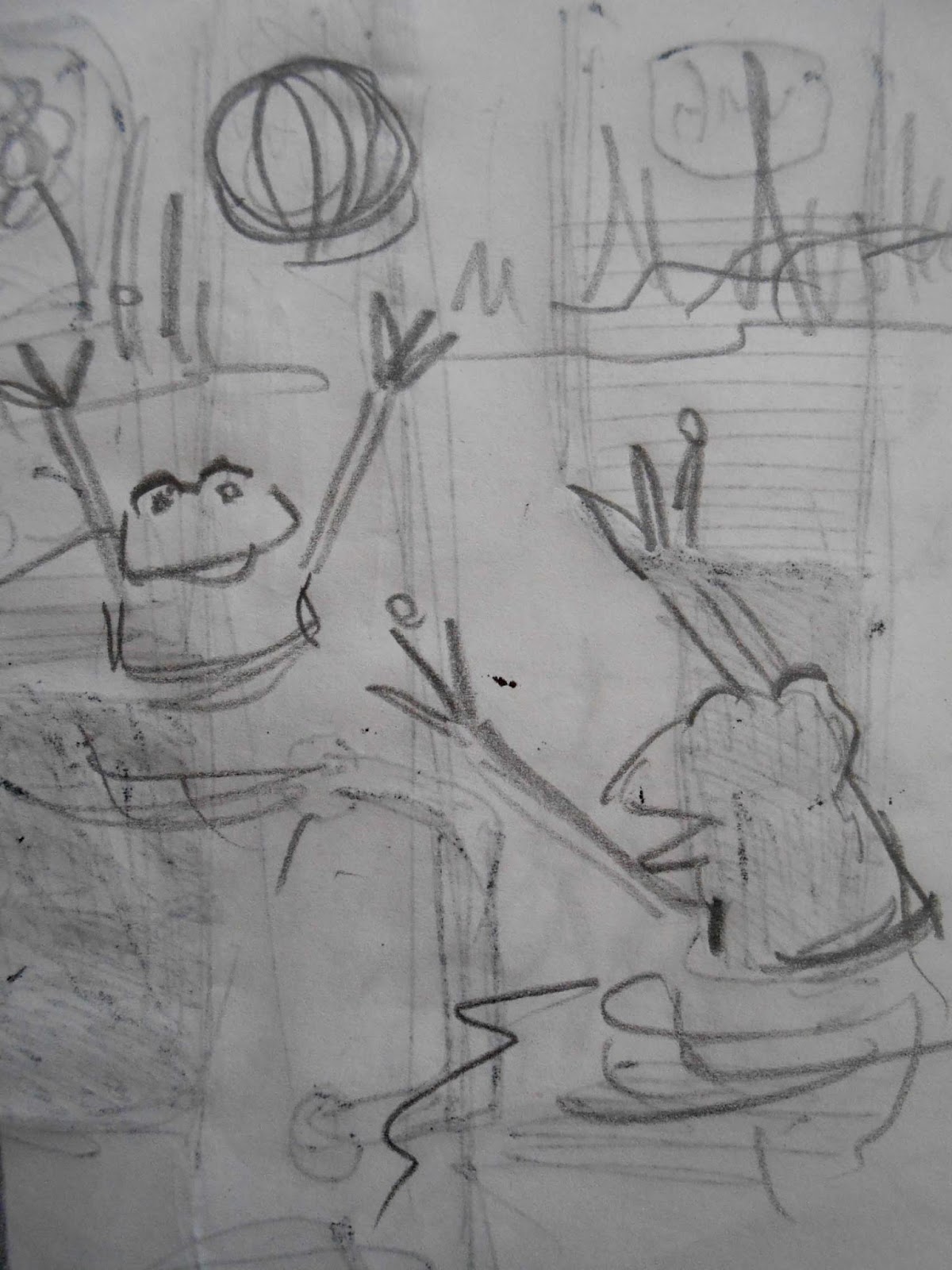 Curso de Ilustración 1 San Carlos 2013: Bocetos - Brenda Castrejón