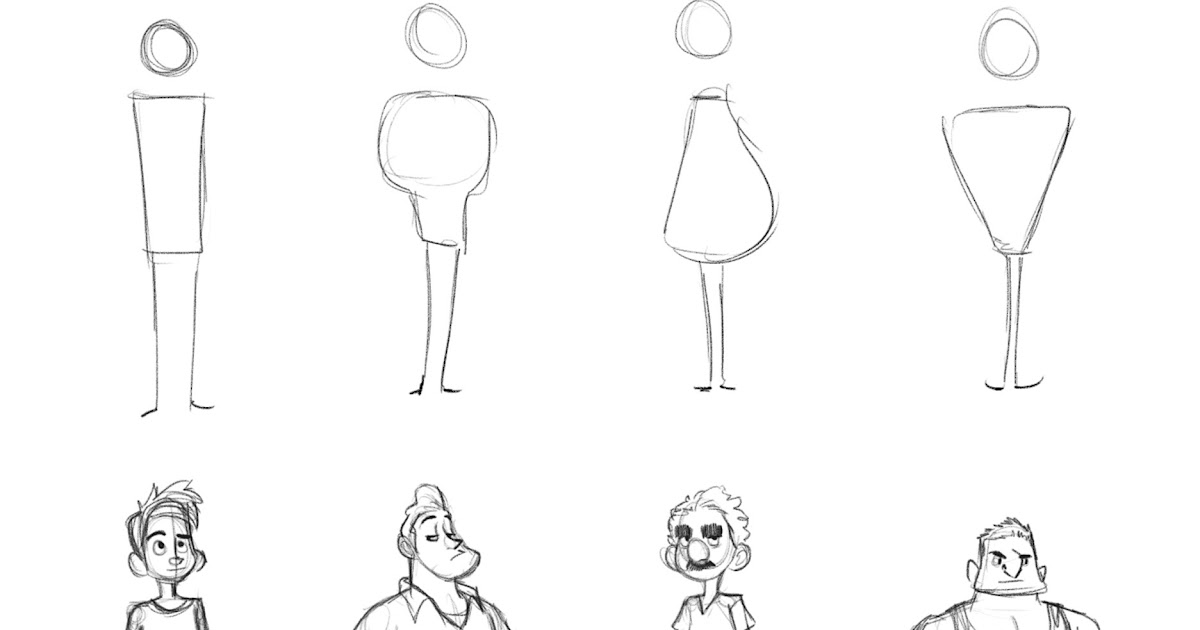 The art of Luigi Lucarelli: Character Shape Sketching 1 (with video link)