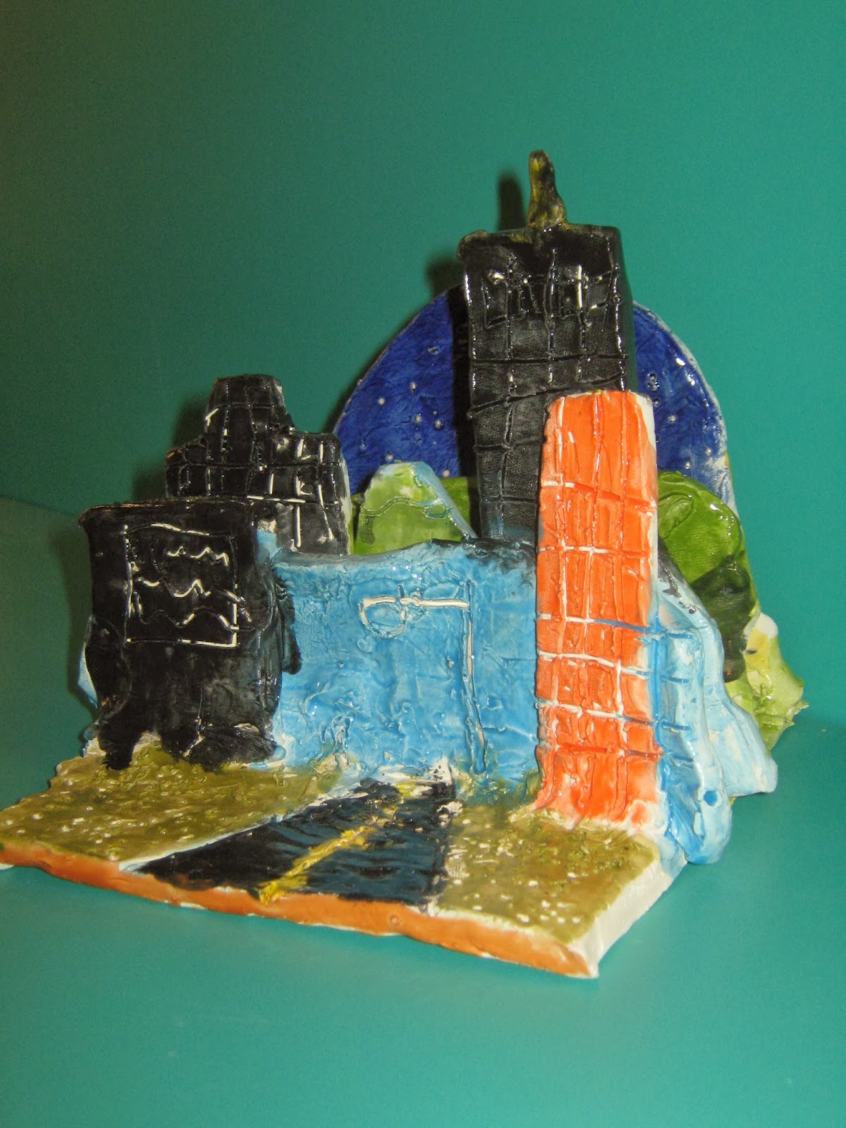 Erin School Art Gallery: Ceramic Layered Landscapes