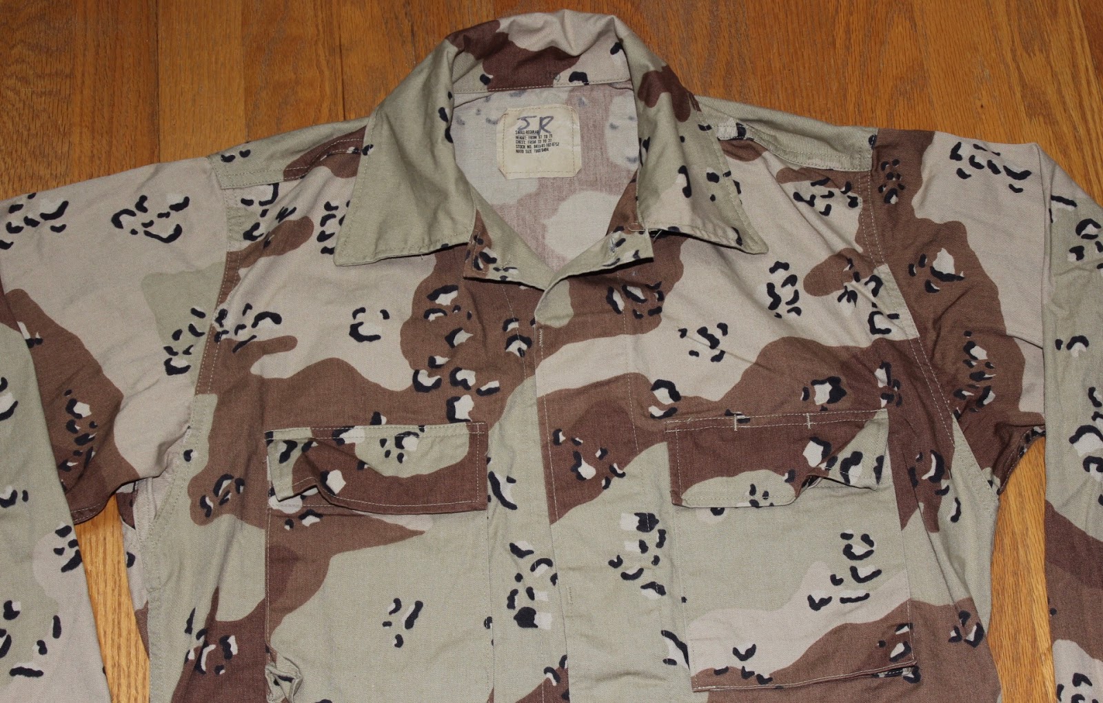 เสื้อทหารอเมริกัน US. Military 6-color Desert Camouflage Pattern ...