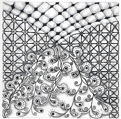 Tickled To Tangle: "It's a String Thing" #194 Tiles