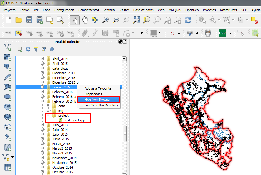 BLOG CARLOS CARBAJAL : Bienvenido al QGIS 2.14 Essen
