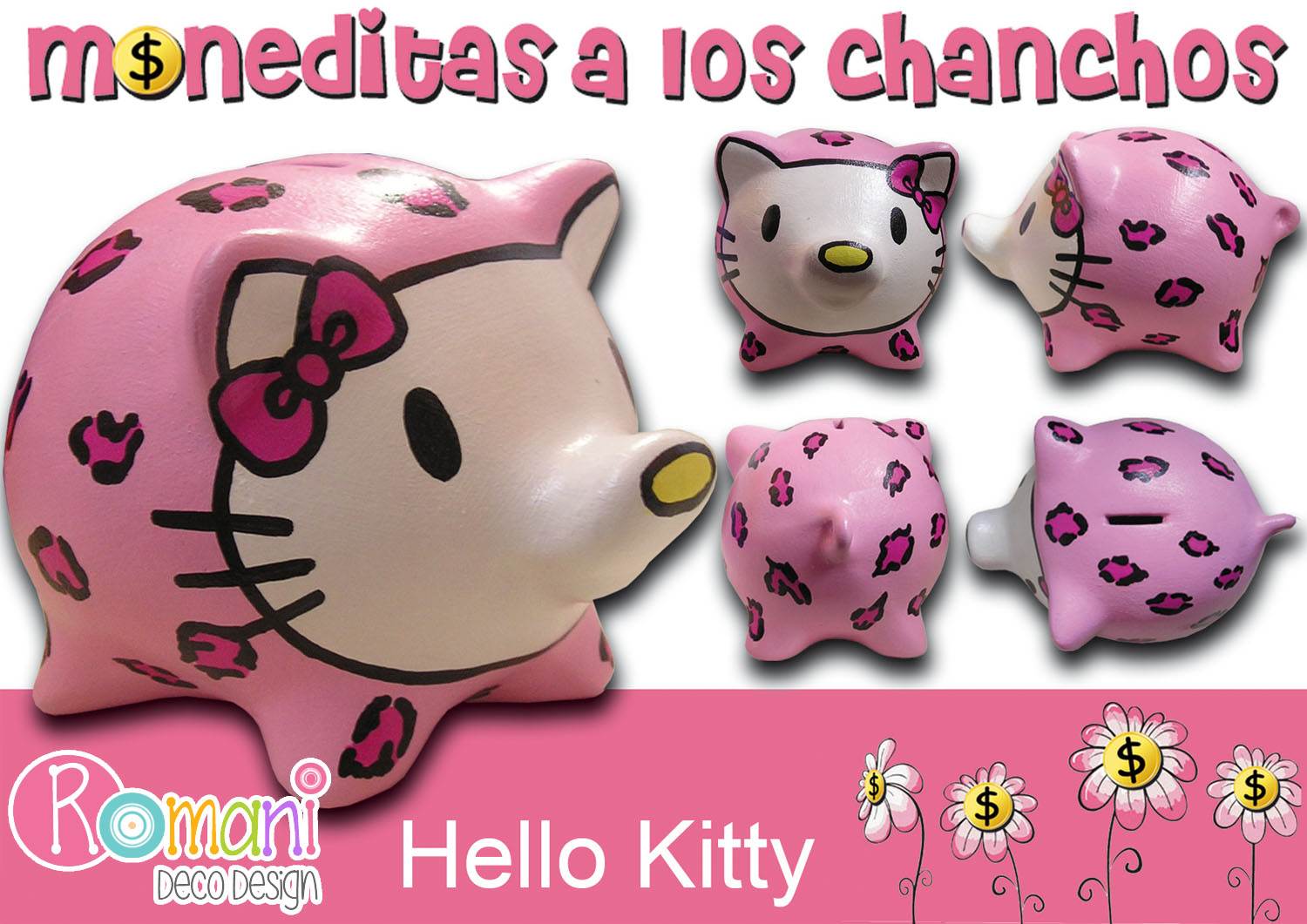 ALCANCIAS PERSONALIZADAS: Chanchitos pintados a mano