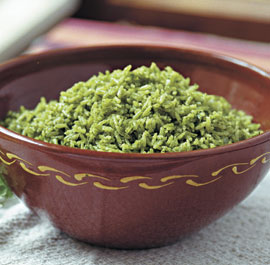 Clever Cook: Arroz Verde (Peruvian Cilantro Rice)