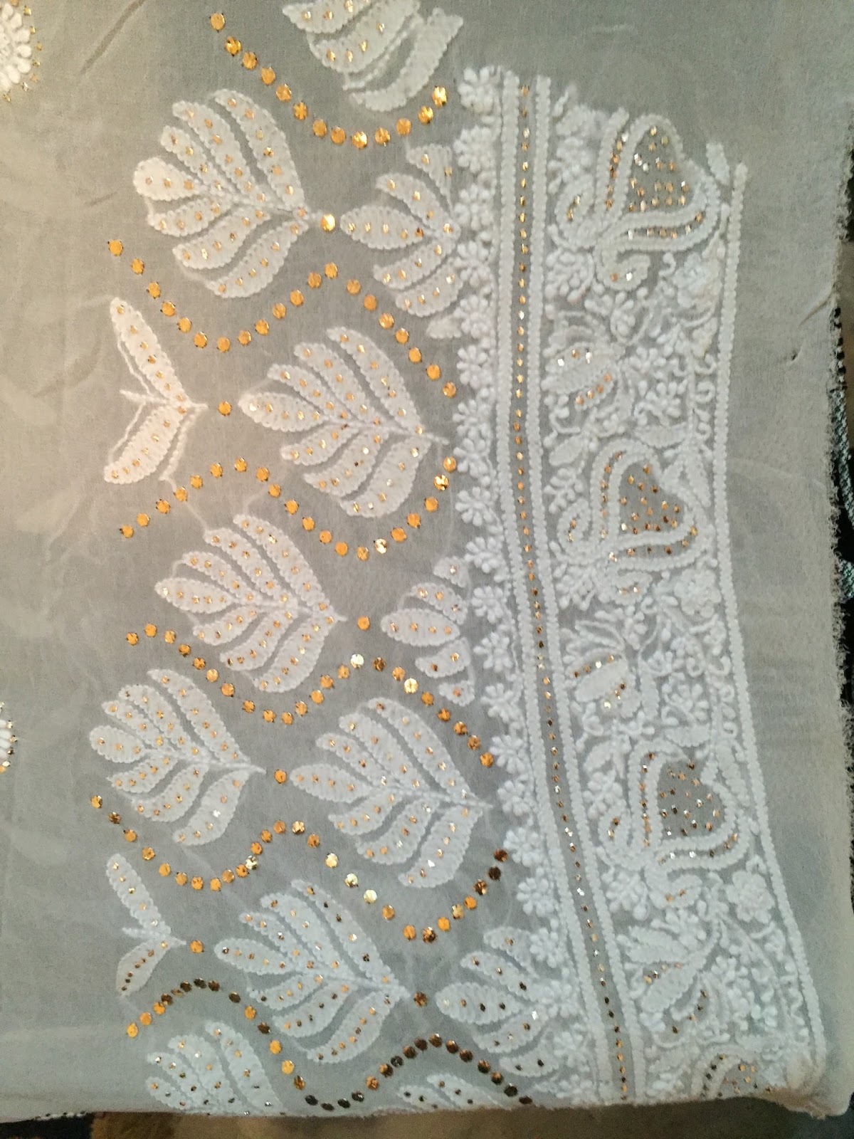 Lucknowi Chikankari Anarkali, Lucknowi Chikankari Saree, Lucknowi ...