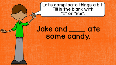 I versus Me: A FREE Grammar PowerPoint | Crafting Connections