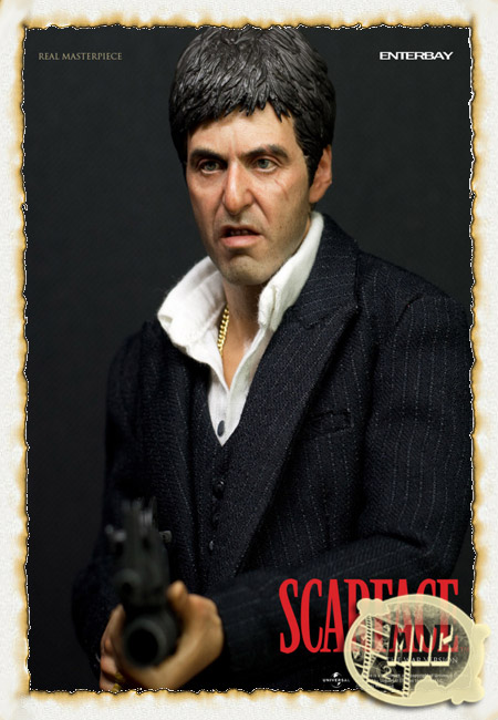 Figuras de Cine: Figura Scarface War Version Enterbay