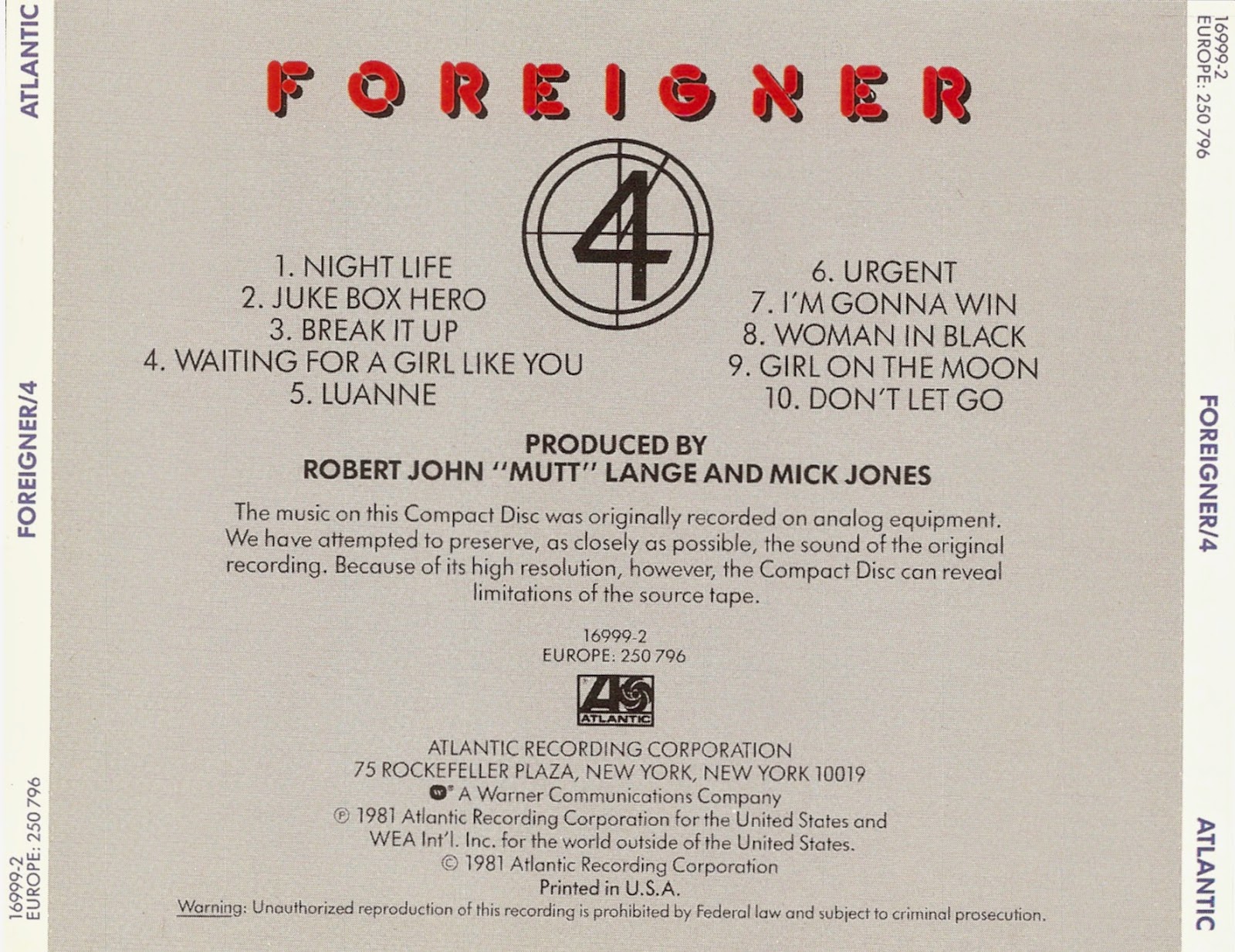 4 Foreigner