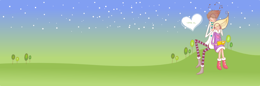 Couple in Love Header Blog | Ipietoon - Blog Design and Online Business