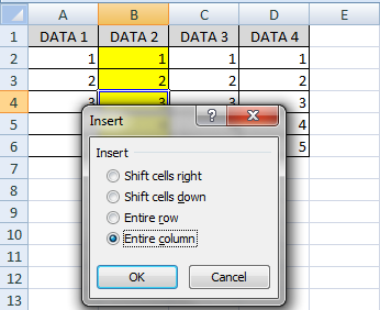 Rumus Fungsi Excel: Fungsi Entire Column di Excel
