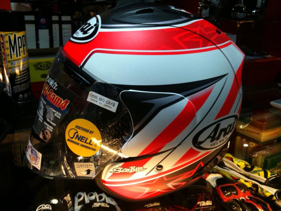 Ei-BIKE: ARAI RAM 4 NICK HAYDEN NEW ARRIVAL!!