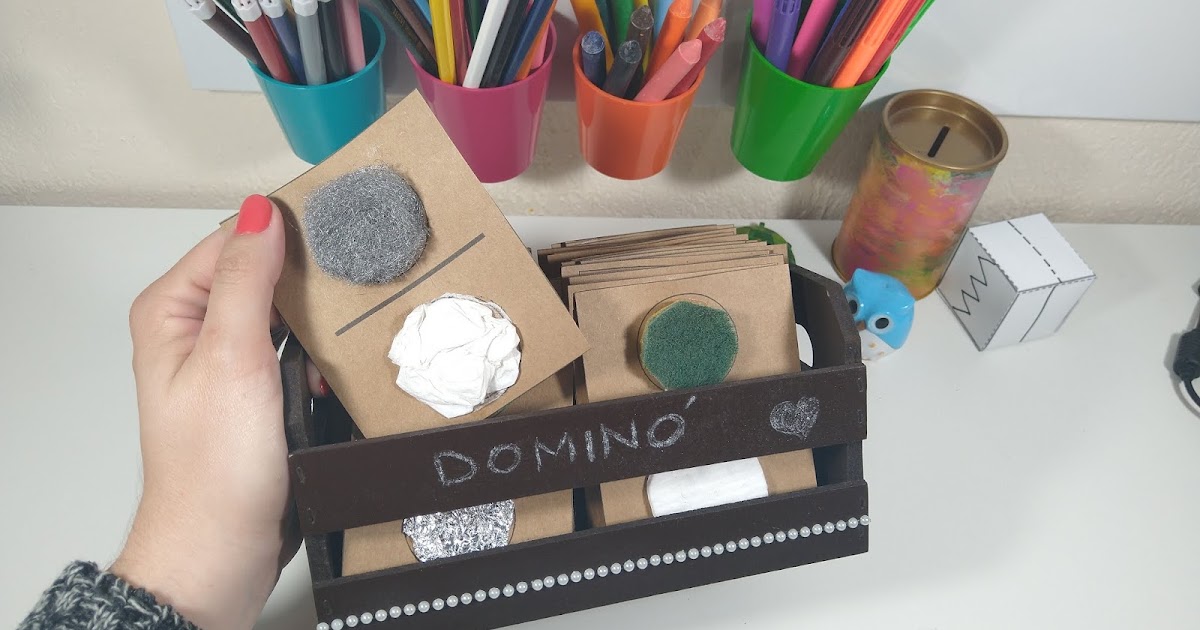 Dominó sensorial - Baixe o molde e imprima Dominó sensorial - Baixe o molde e imprima