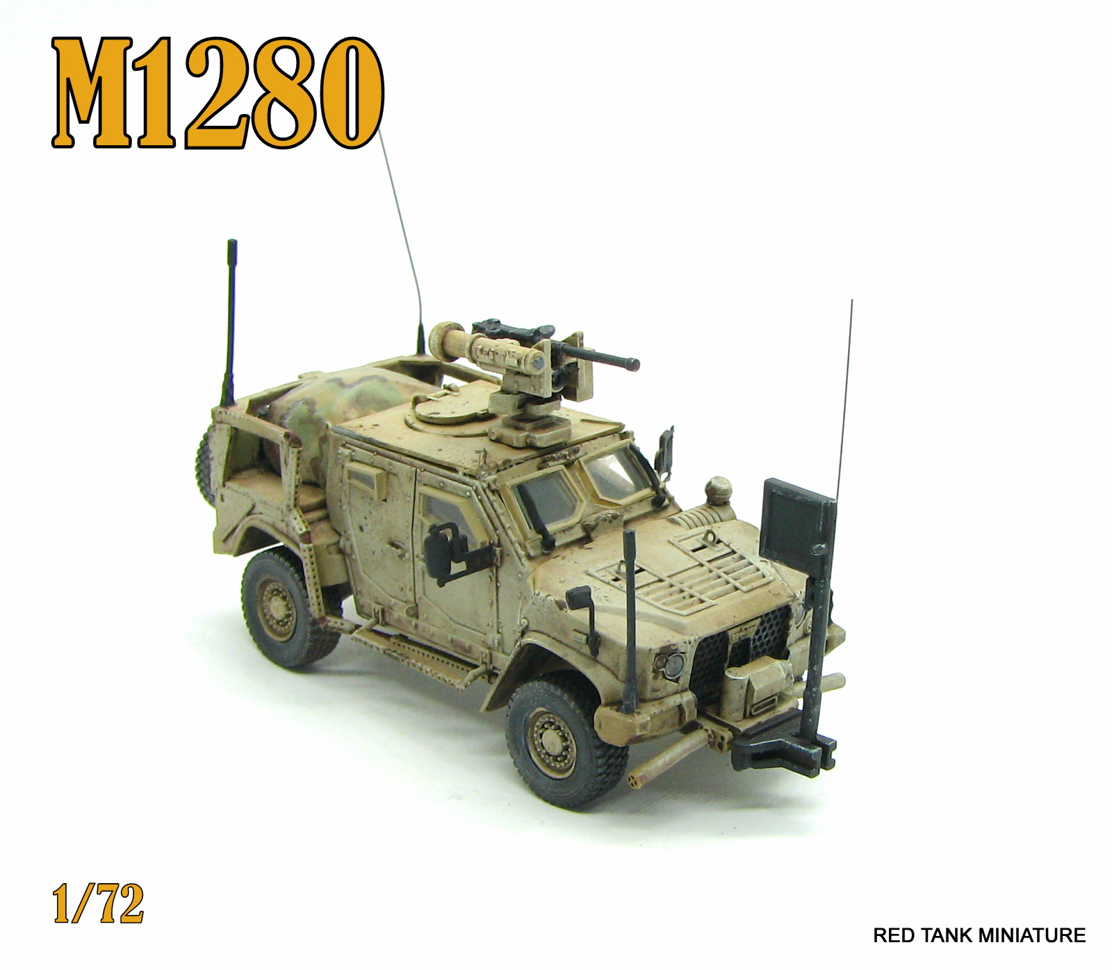 Gulumik Military Models: M1280 1/72 CMK/RED TANK MINIATURE