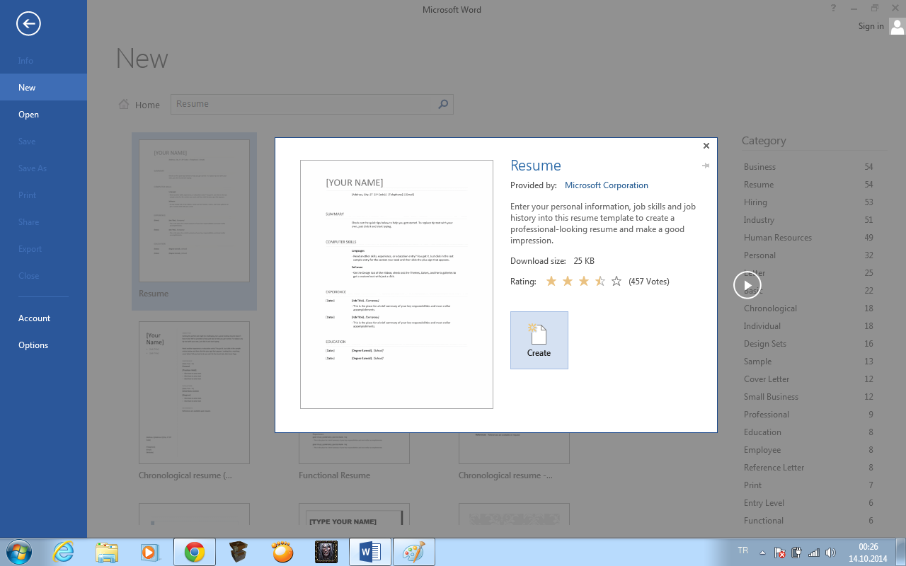 Step by step CV (Resume) writing: MS Word 2013 Support to Resume or CV ...