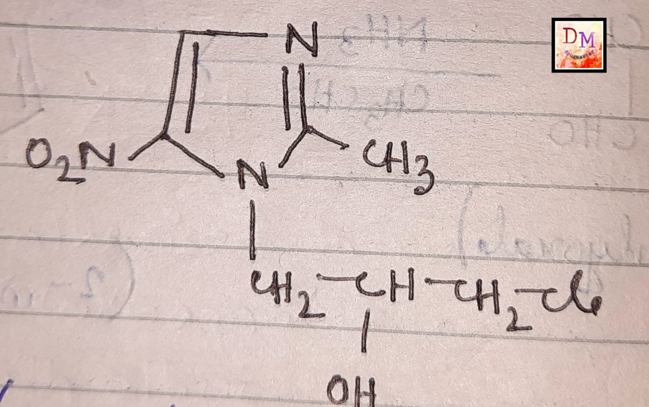 Ornidazole|Structure|Synthesis|Mechanism of action|Uses|Side-effects ...