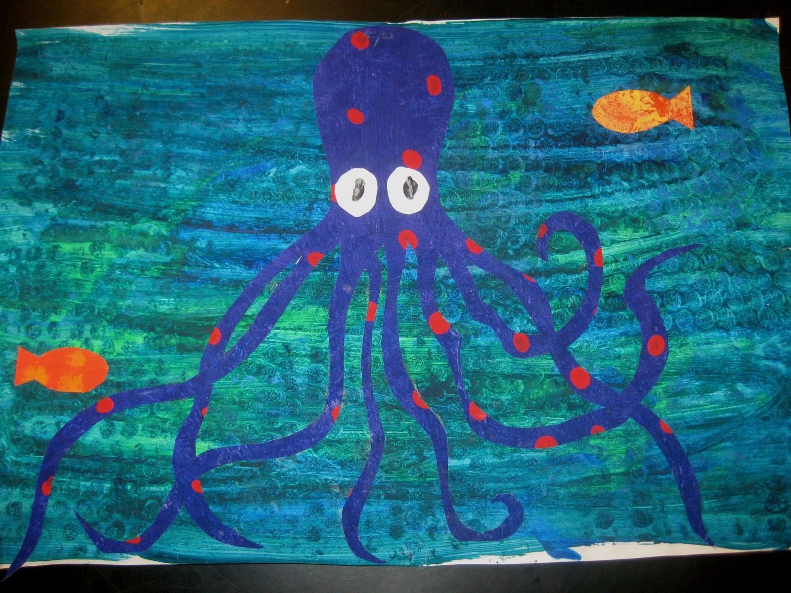 Mrs. Art Teacher!: Eric Carle inspired collages