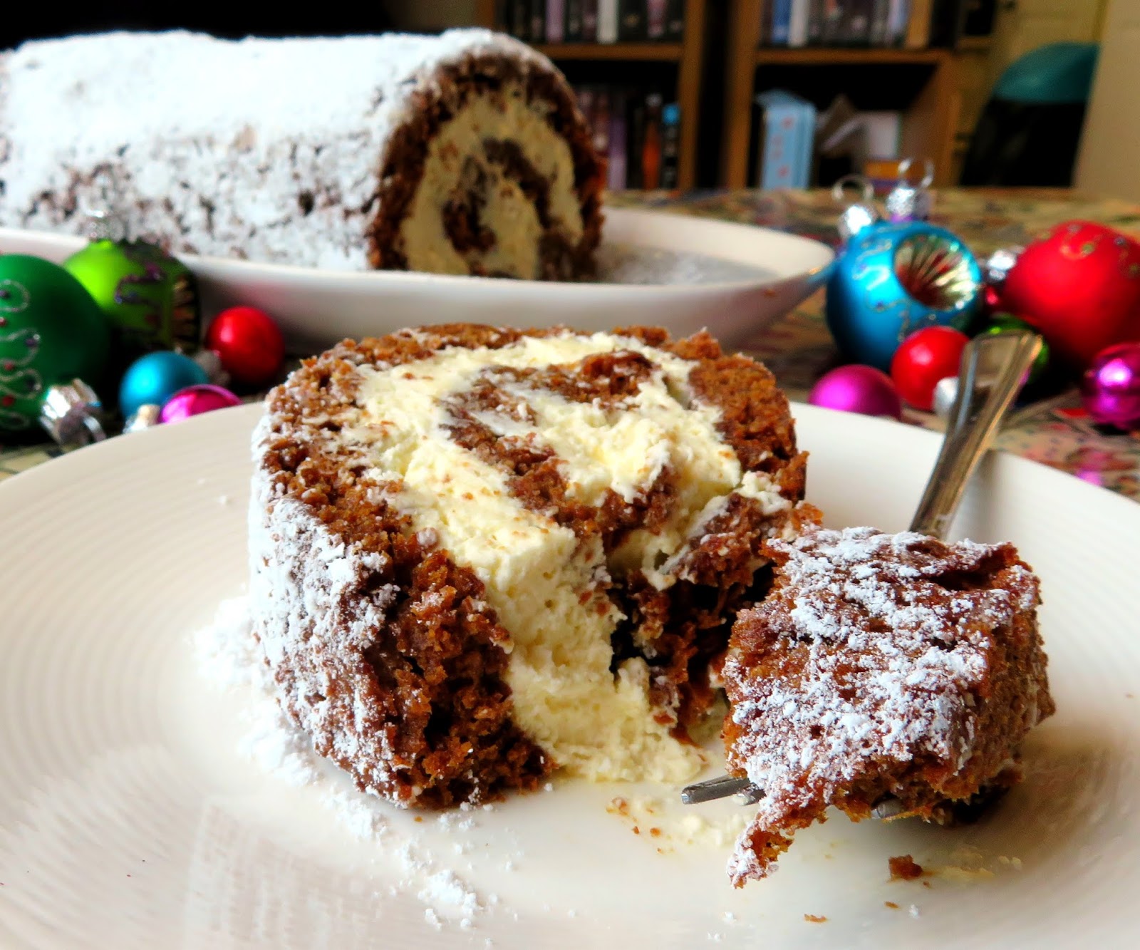 Christmas Gingerbread Roll | The English Kitchen