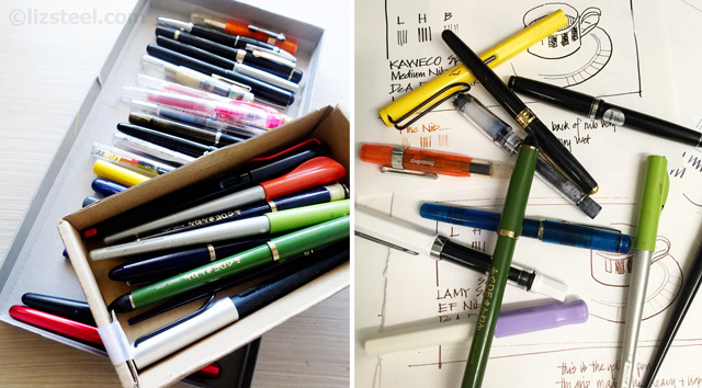 Fountain Pen Sketching: Behind the scenes - Liz Steel : Liz Steel