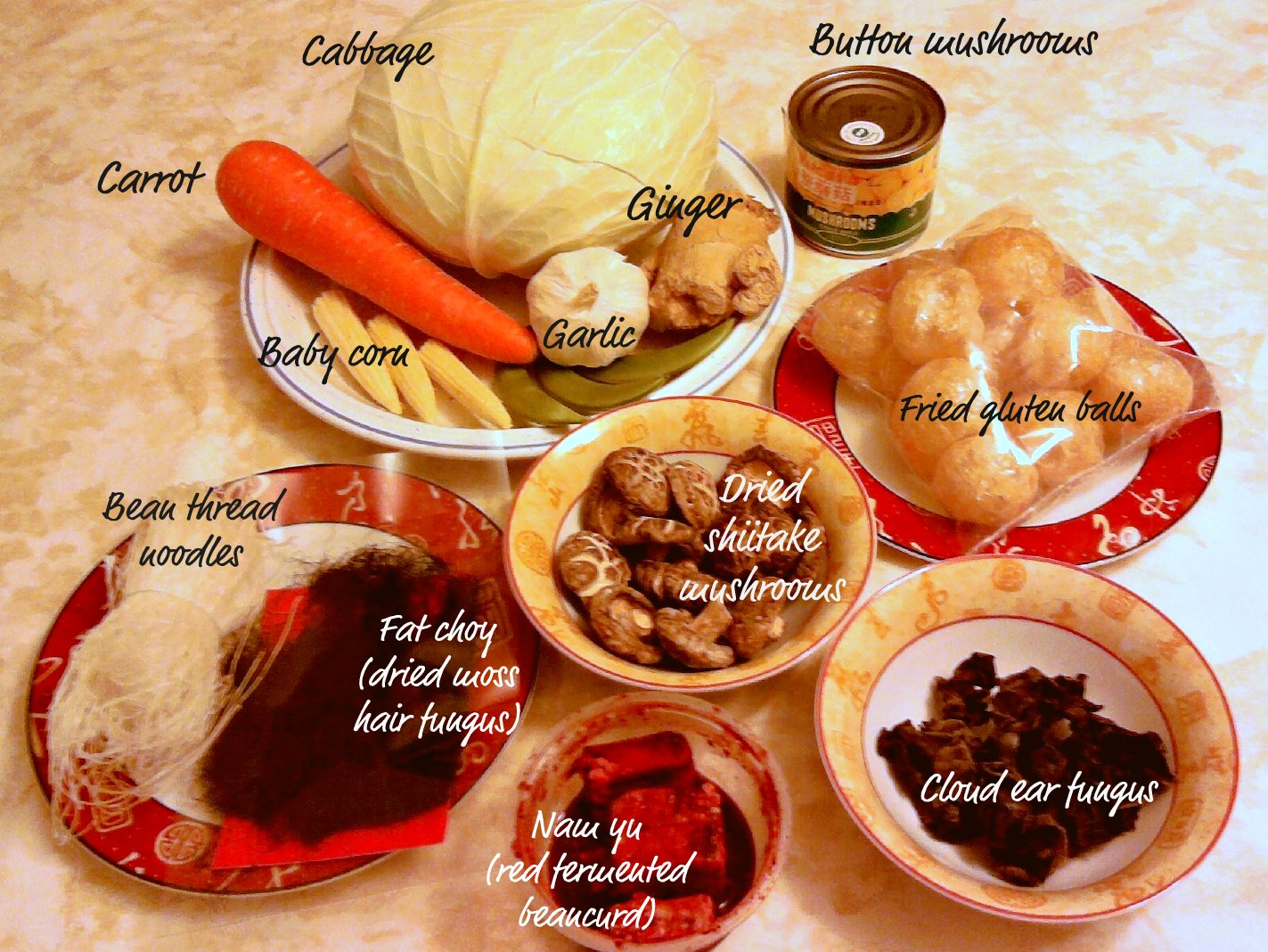 The Red Gingham: Zhai Choy (Vegetarian Vegetables)