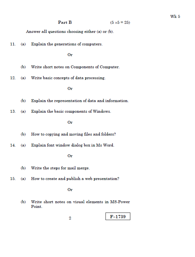 Alagappa University B.Sc. Software FUNDAMENTAL OF COMPUTERC APRIL 2019 ...