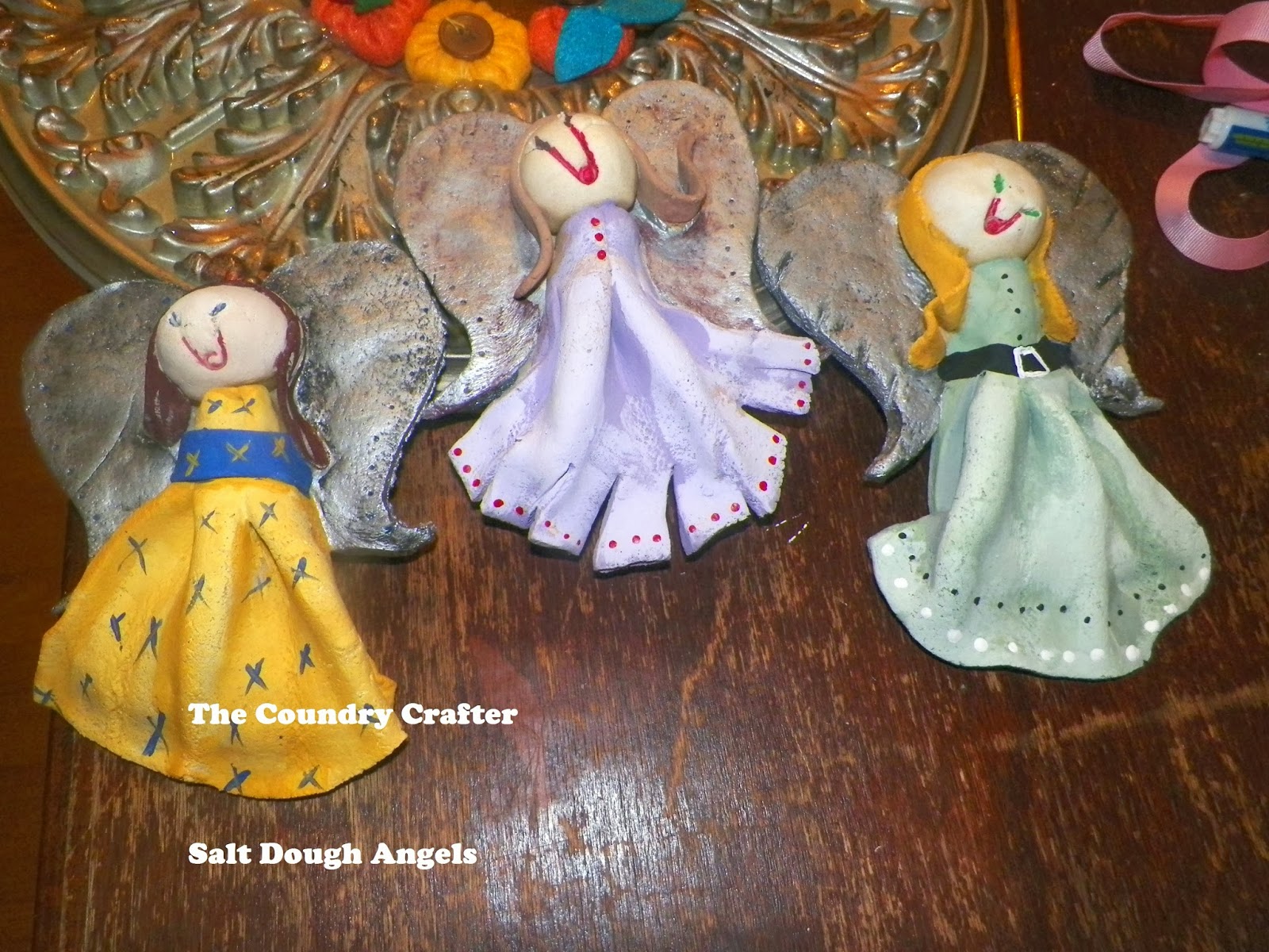 The Country Crafter: Salt Dough Angels