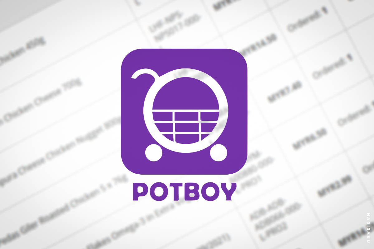Pengalaman Pertama Berbelanja Secara Dalam Talian di Potboy Groceries