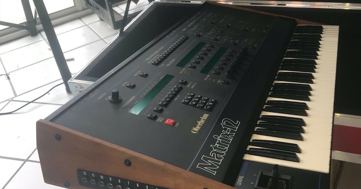 MATRIXSYNTH: Oberheim Matrix 12 Vintage Analog Synthesizer 12 Voice ...