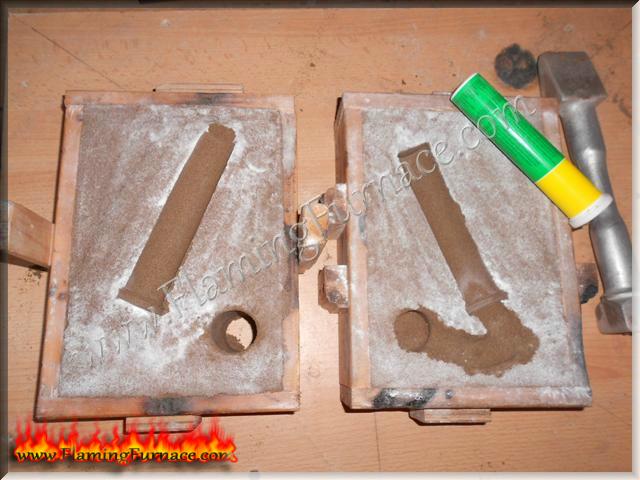 Casting aluminum pistol and suppressor replica ~ Metal casting projects