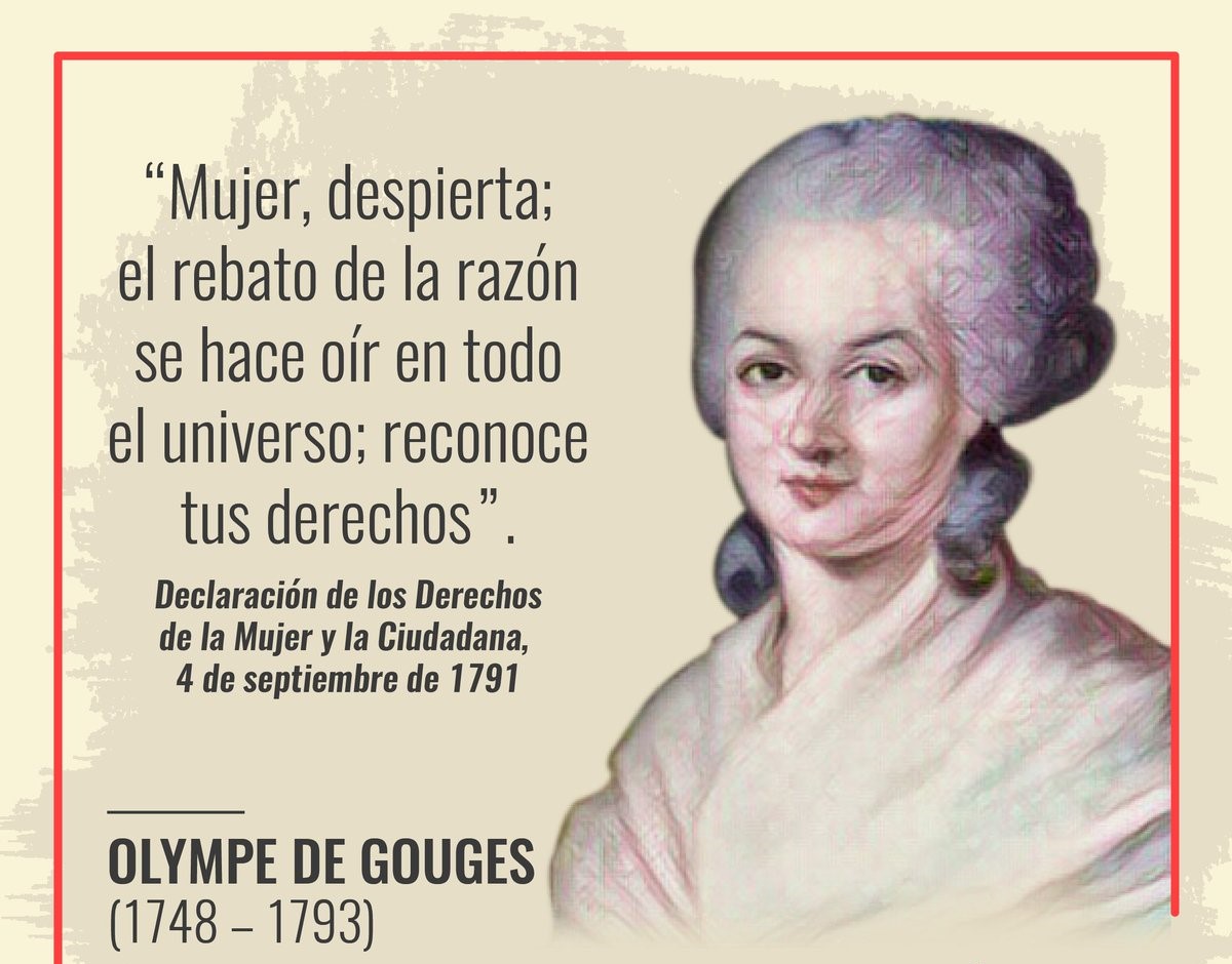 2º Reto de la igualdad. Haciendo Herstory en equipo: Olympe de Gouges, la revolucionaria olvidada