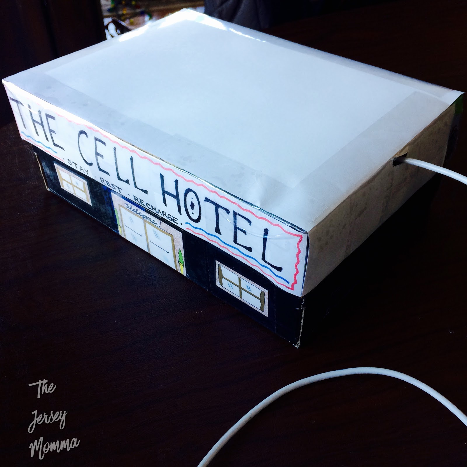 DIY Cell Phone Coop : The No Cell Phone Challenge! | The Jersey Momma