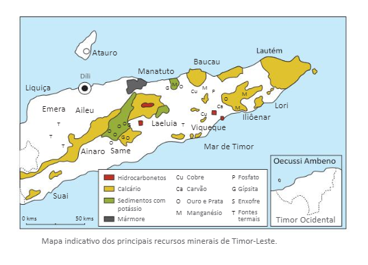 Blog de Geografia: Mapa indicativo dos principais recursos minerais de ...