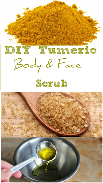 DIY Turmeric Sugar Scrub