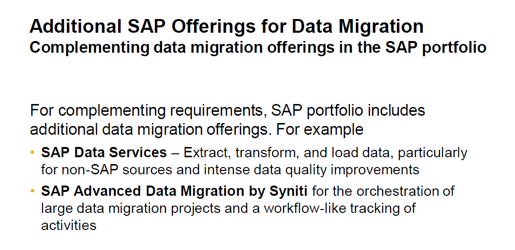 Blog: SAP Advanced Data Migration by Syniti, Data Services, Migration ...