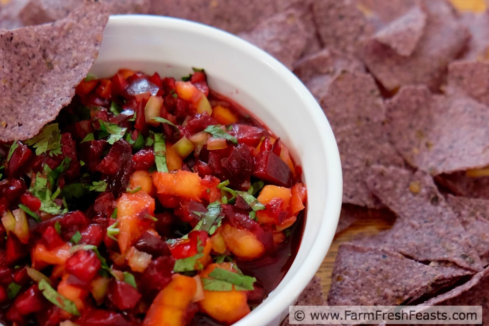 Farm Fresh Feasts: Cherry Peach Salsa