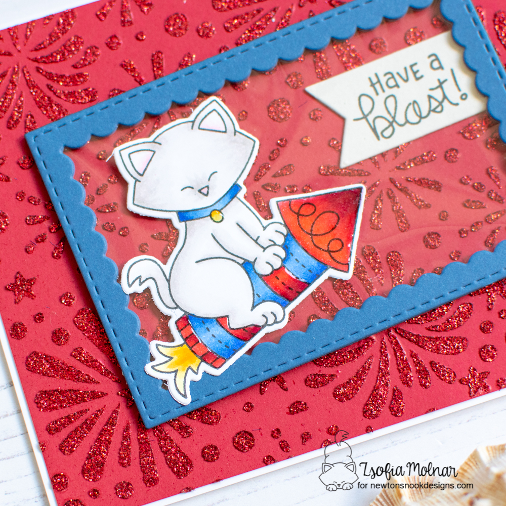 Newton's Nook Designs: Have a Blast Card by Zsofia Molnar