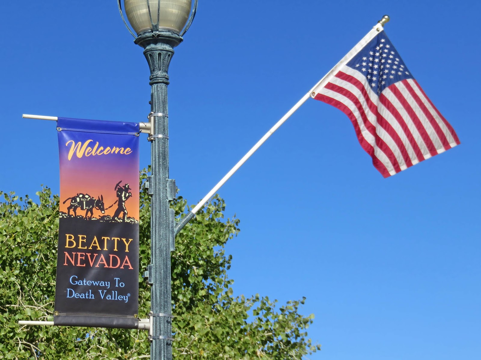 Geographically Yours Welcome: Beatty, Nevada