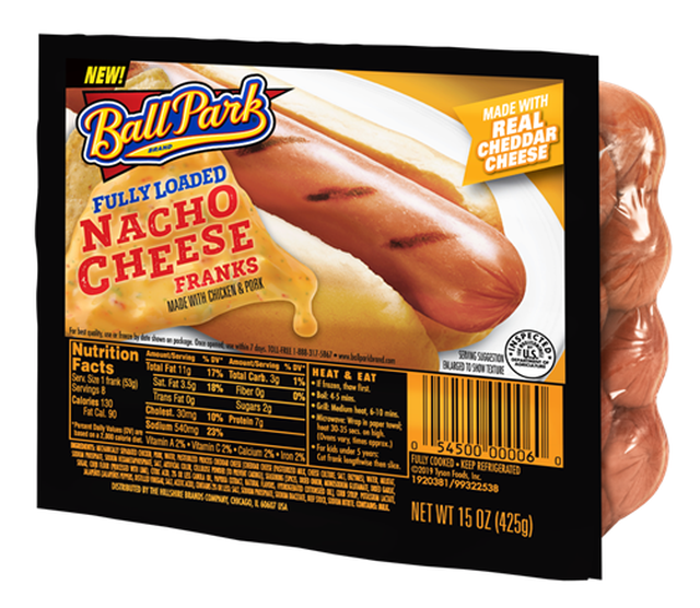 New Ball Park Fully Loaded Nacho Cheese Franks Arrive