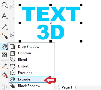 Membuat Text 3D di Corel Draw - kamargrafis