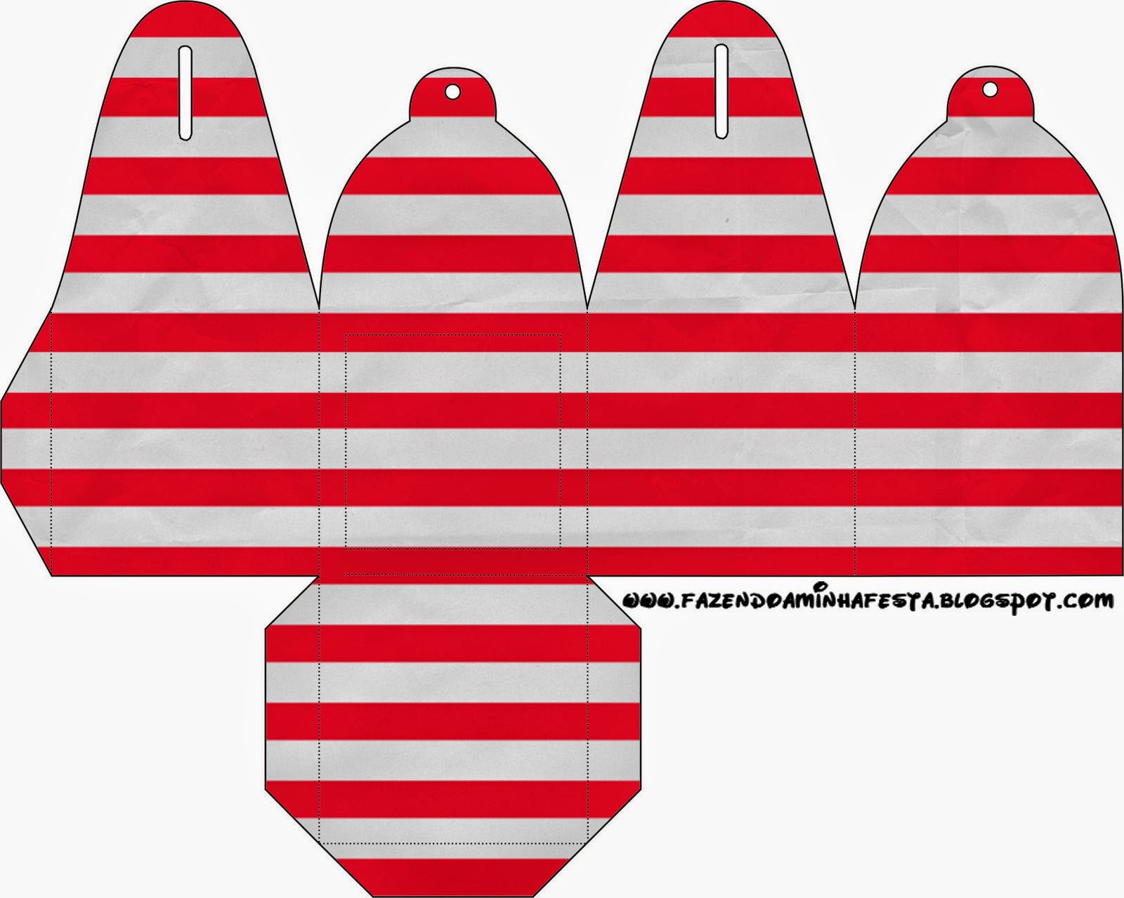 Red and White Stripes: Free Printable Wedding Souvenir Boxes. | Oh My ...