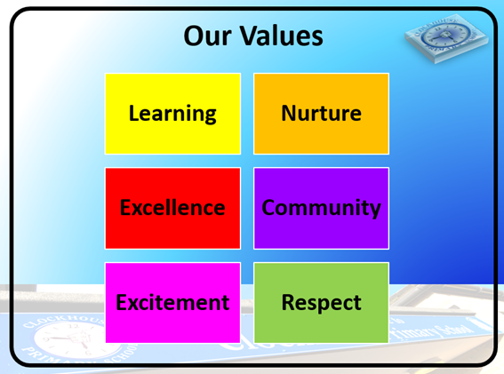 Clockhouse Primary School: Time to CELEBRATE - Value Champion Alert!