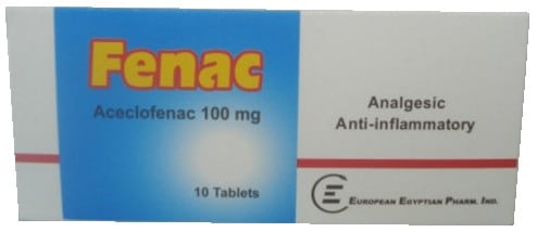 دواء فيناك بروموفارم أقراص ملبسة (دكلوفيناك صودي) - FENAC PROMOPHARM