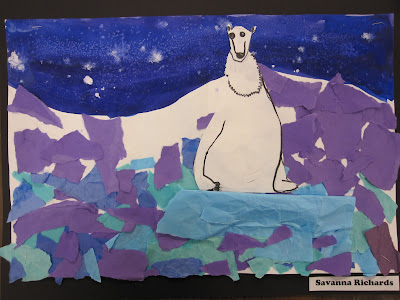 Lake and Hartville Elementary Art: Polar Bear Habitats