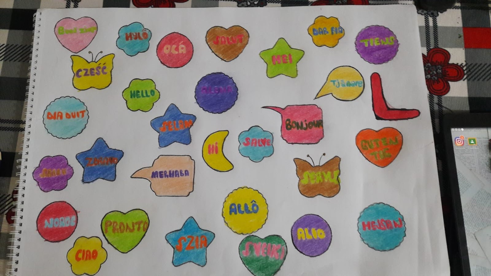 ENGLISH FESTIVAL IN OUR SCHOOL: LANGUAGE WORK