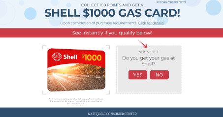 Get $1000 Shell Gift Card!