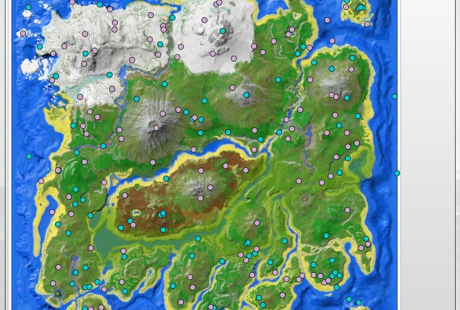 Enlaces a webs de ark o ark movil con mapas y localizaciones.